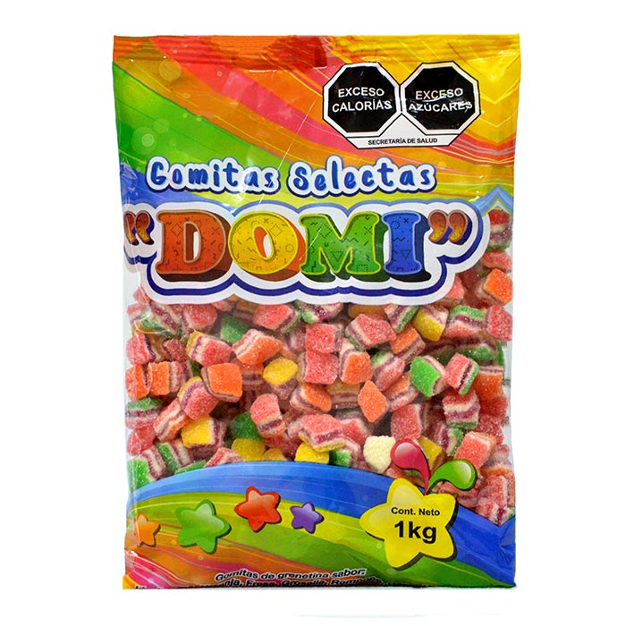 Domi Goma Mini Colores 1 Kg. - Didu Fiestas | Dulcería en Puebla